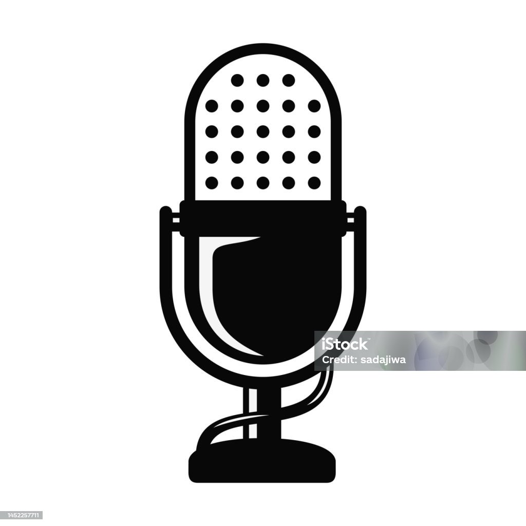 Microphone Simple Flat Icon Vector Stock Illustration - Download Image ... Microphone Simple Flat Icon Vector Stock Illustration - Download Image ...