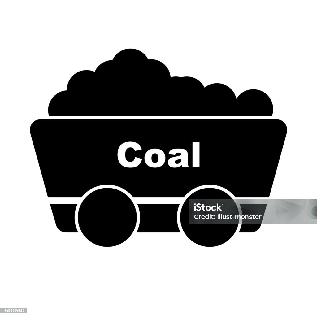 Coal Mine Trolley Silhouette Icon Coal Mining Vector Stock Illustration ... Coal Mine Trolley Silhouette Icon Coal Mining Vector Stock Illustration ...