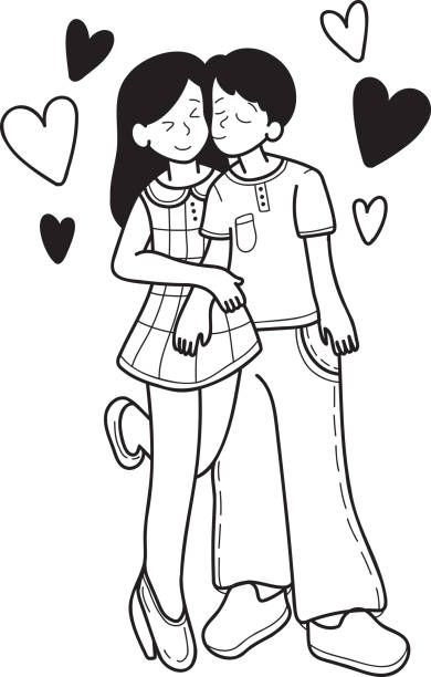 260 Woman Kiss Cheek Illustrations Royalty Free Vector Graphics And Clip Art Istock