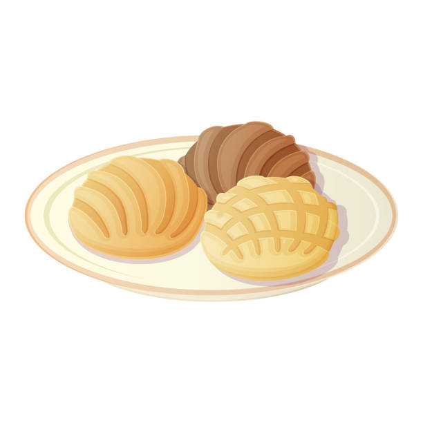 10 Concha Sweet Bread Illustrations Stock Illustrations Royalty Free Vector Graphics And Clip