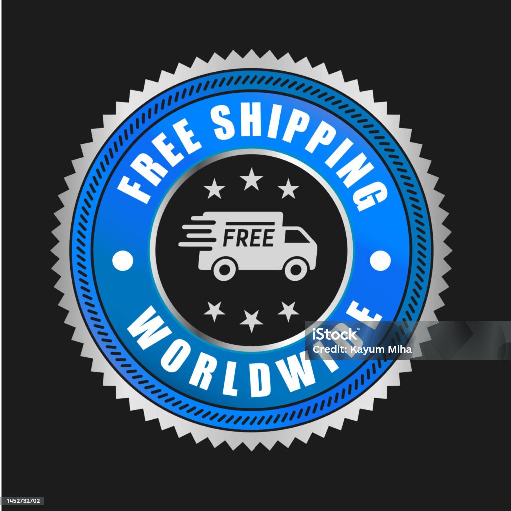 Free Shipping Worldwide Vector Badge Free Shipping Icons Stock ... Free Shipping Worldwide Vector Badge Free Shipping Icons Stock ...