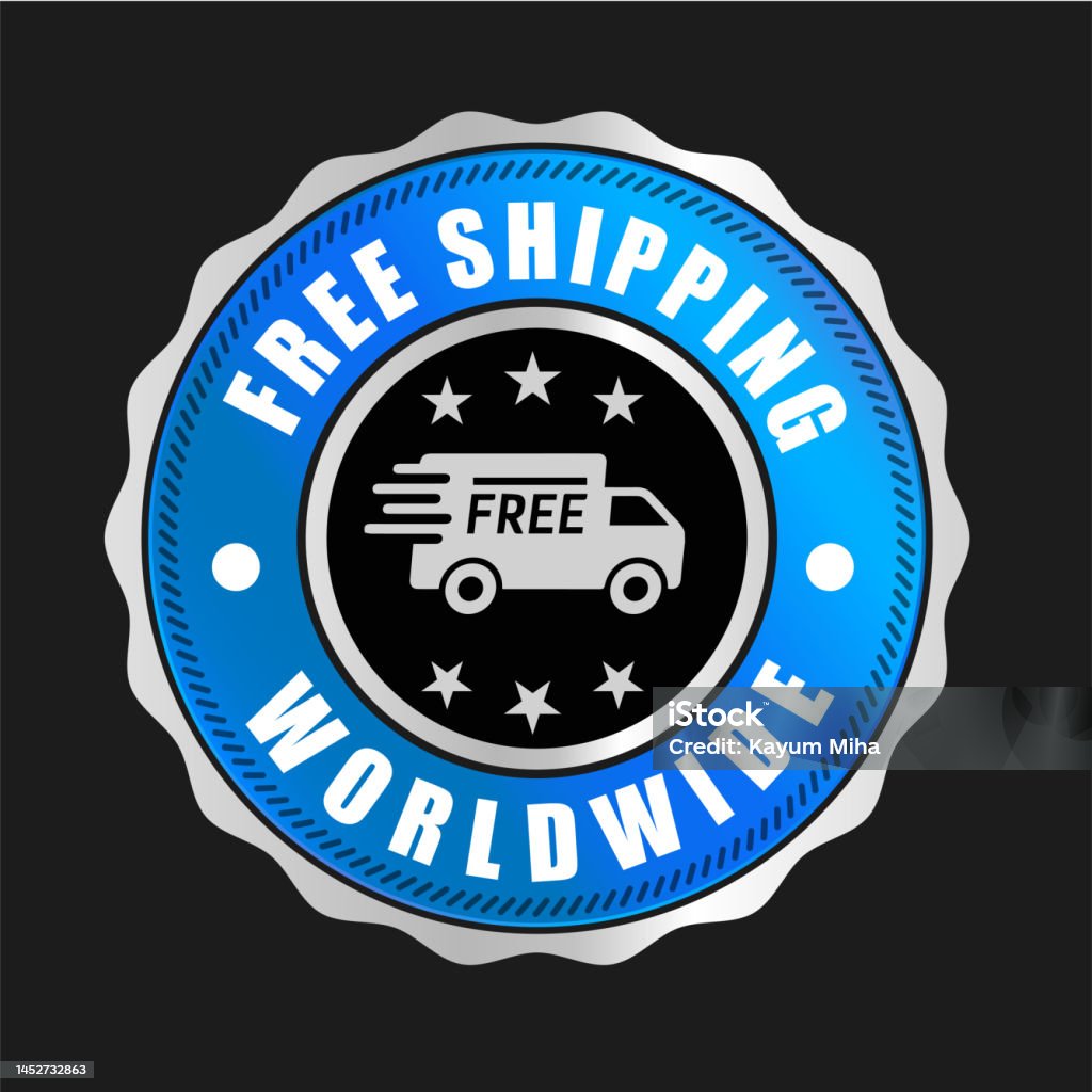 Free Shipping Worldwide Vector Badge Free Shipping Icons Stock ... Free Shipping Worldwide Vector Badge Free Shipping Icons Stock ...