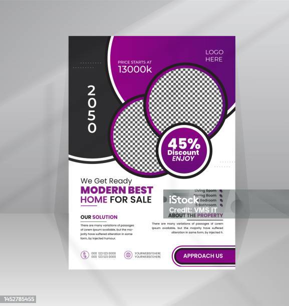Template Flyer Penjualan Rumah Modern Ilustrasi Stok - Unduh Gambar ... Template Flyer Penjualan Rumah Modern Ilustrasi Stok - Unduh Gambar ...
