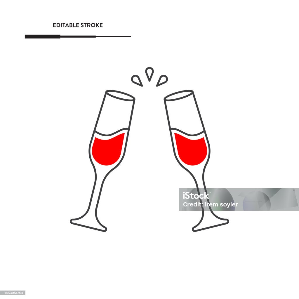 Wine Glasses Vector Design Stock Illustration Download Image Now Abstract Alcohol Drink