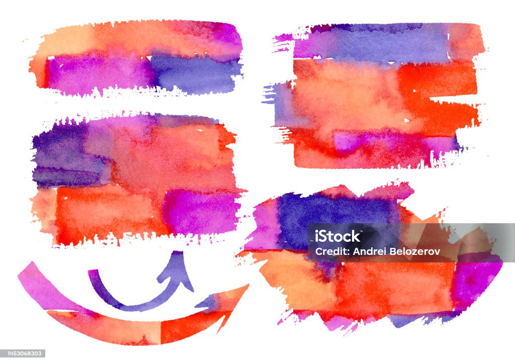 Watercolor Arrow Freehand Menggambar Tekstur Dinding Bata Atur Panah ... Watercolor Arrow Freehand Menggambar Tekstur Dinding Bata Atur Panah ...