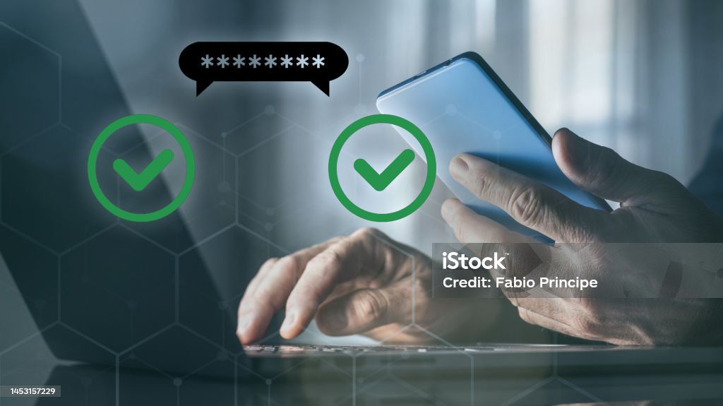 Two Factor Authentication Ensure Protection Identification Concept