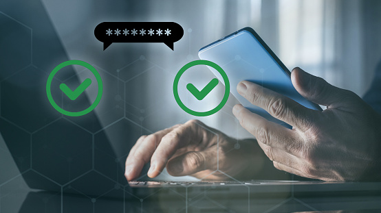 Two Factor Authentication Ensure Protection Identification Concept