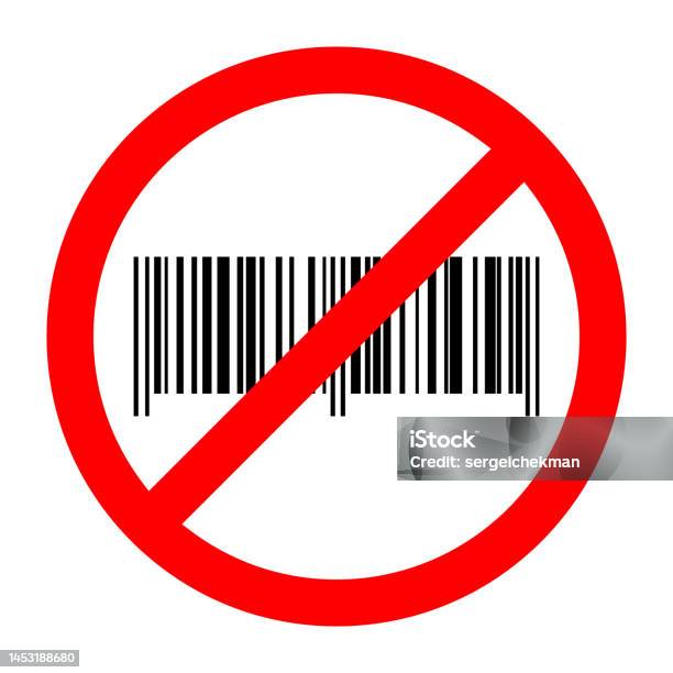 Symbol Für Das Barcodeverbot Barcodes Sind Verboten Barcodesymbol ... Symbol Für Das Barcodeverbot Barcodes Sind Verboten Barcodesymbol ...