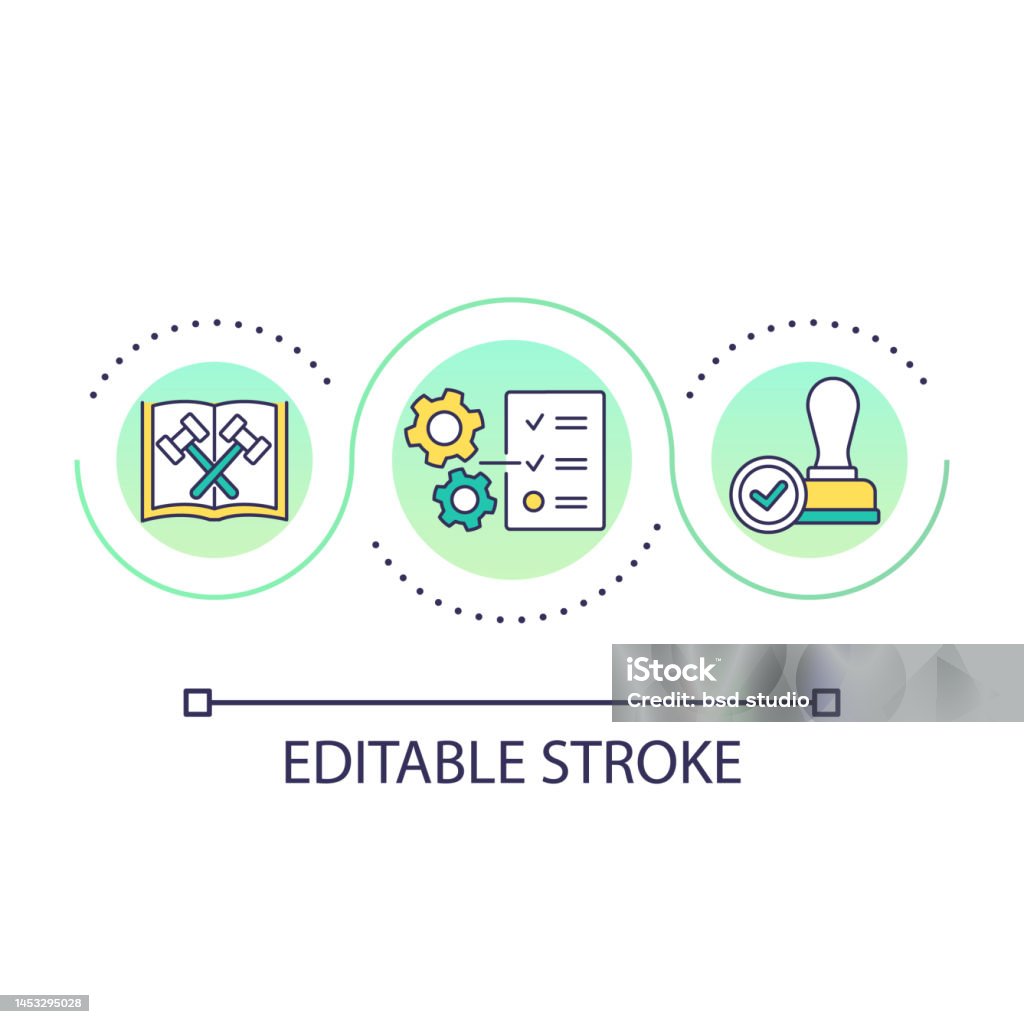 Regulations And Laws Loop Concept Icon Stock Illustration - Download ... Regulations And Laws Loop Concept Icon Stock Illustration - Download ...