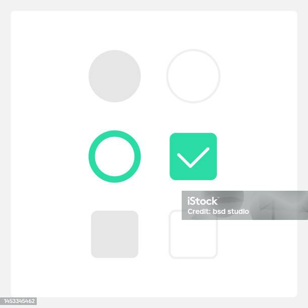 Geometrical Frame Ui Element Template Stock Illustration Download