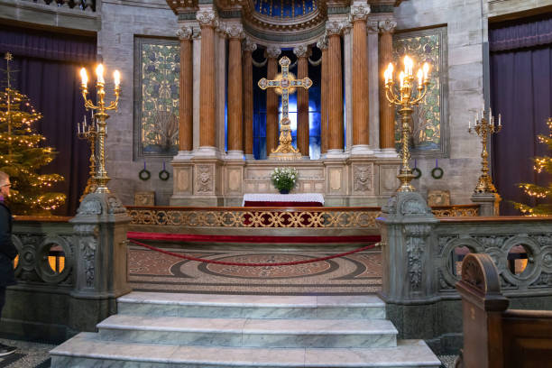 Free Stock Photo of Grand alter in an opulent church interior ...