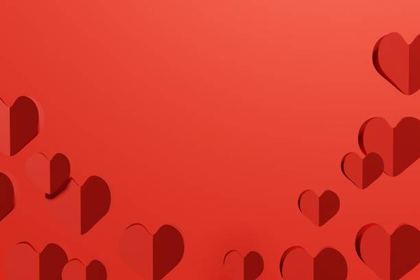 Free Stock Photo of Red Heart Indicates Valentines Day And Background ...