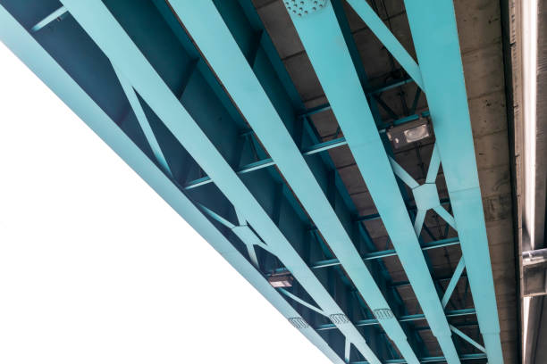 Free Stock Photo of Geometric underpass structure viewed from below ...