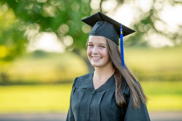 Free Stock Photo of Graduate smiling during her ceremony | Download ...