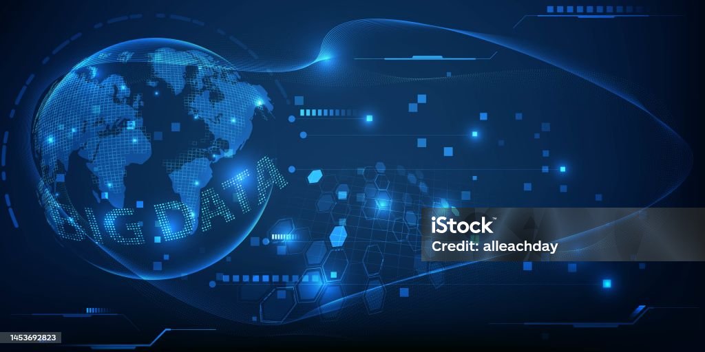 Vector Illustration Of World Digital Communication Stock Illustration