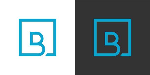 Bold b logo Clipart Vector PNG , SVG, EPS, PSD, AI