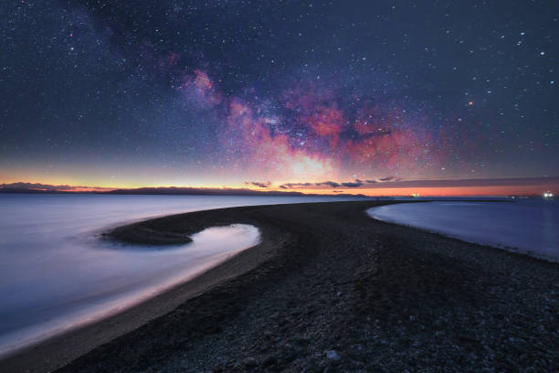 Free Stock Photo of Night Sky Over Ocean With Stars | Download Free ...