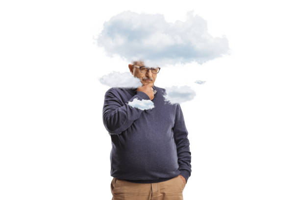 Free Stock Photo of Man Gazing Up at Sky With Clouds | Download Free ...