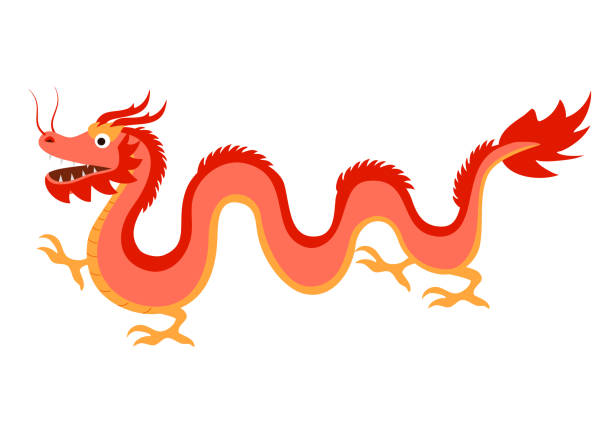 Cartoon Chinese New Year Dragon