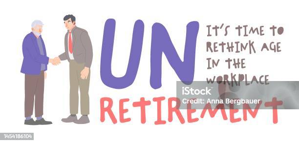 Unretirement Konzept Der Alte Mann Hat Einen Neuen Job Horizontales ... Unretirement Konzept Der Alte Mann Hat Einen Neuen Job Horizontales ...
