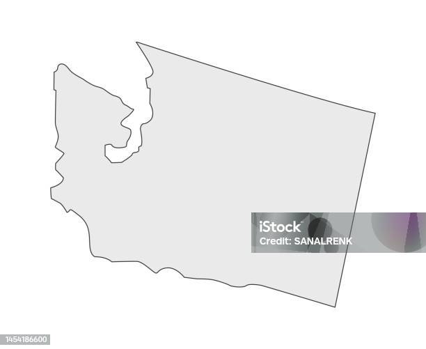 Us State Map Texas Outline Symbol Texas State Border Vector Stock Illustration Stok Vektör