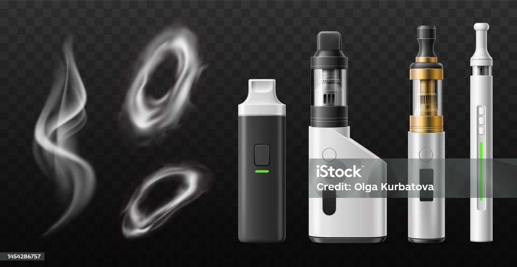 Smoke Rings Vape Realistic Steam Jet Electronic Cigarettes And Hookahs