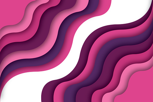 Colorful Vector Papercut Background Stock Illustration Download Image