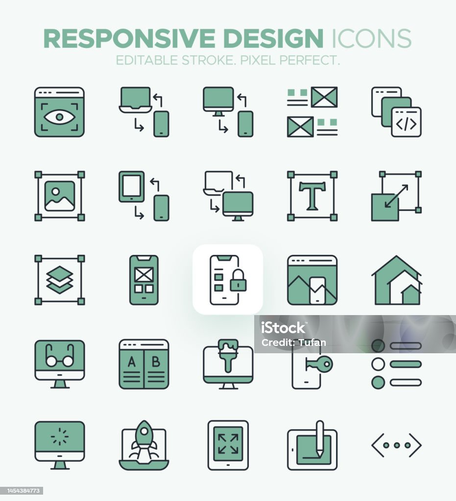 Responsive Design Icons Mobile Devices Flexibility Adaptability And ... Responsive Design Icons Mobile Devices Flexibility Adaptability And ...