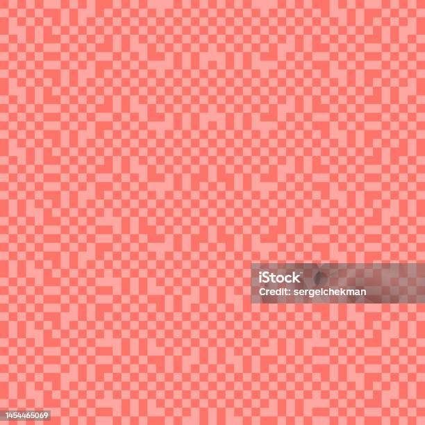 Abstract Square Pixel Art Background Vector Illustration Stock