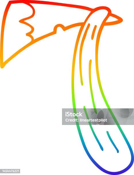 Gambar Garis Gradien Pelangi Dari Kapak Berdarah Kartun Ilustrasi Stok ... Gambar Garis Gradien Pelangi Dari Kapak Berdarah Kartun Ilustrasi Stok ...