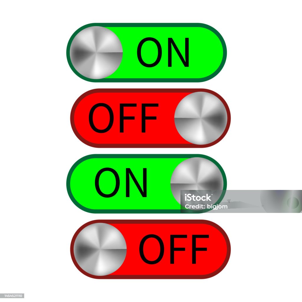 On Off Vector Icon Switch Button Sign On Off Switch Symbol Toggle ... On Off Vector Icon Switch Button Sign On Off Switch Symbol Toggle ...