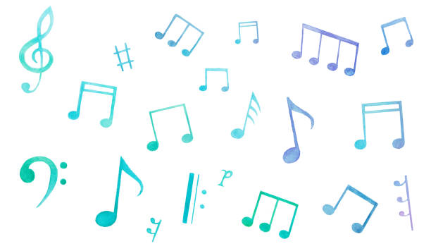 Free Stock Photo of Music Background Shows Musical Notes And Sounds ...