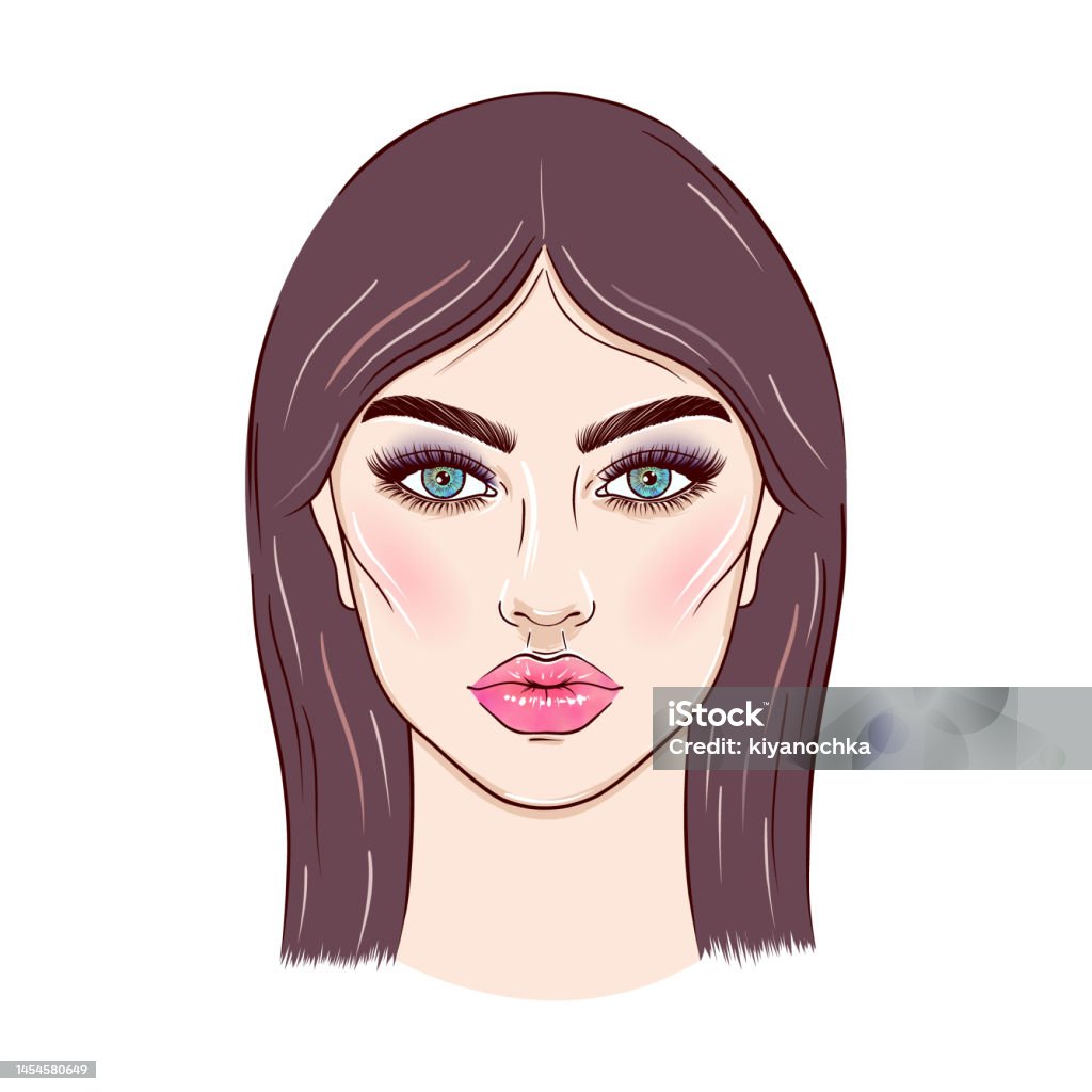 Portrait Of Young Woman Stock Illustration Download Image Now Adult Adults Only Art Istock