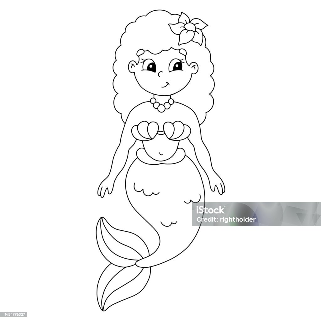 Coloriage Pour Enfants Timbre Numérique Personnage De Style Dessin