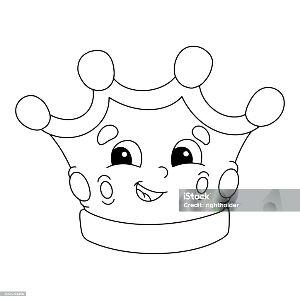 Coloriage Pour Enfants Timbre Numérique Personnage De Style Dessin