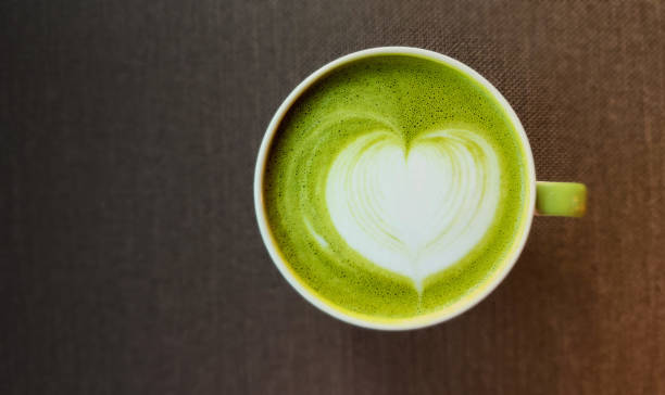 Free Stock Photo of Hot Green Tea with Heart Art | Download Free Images ...