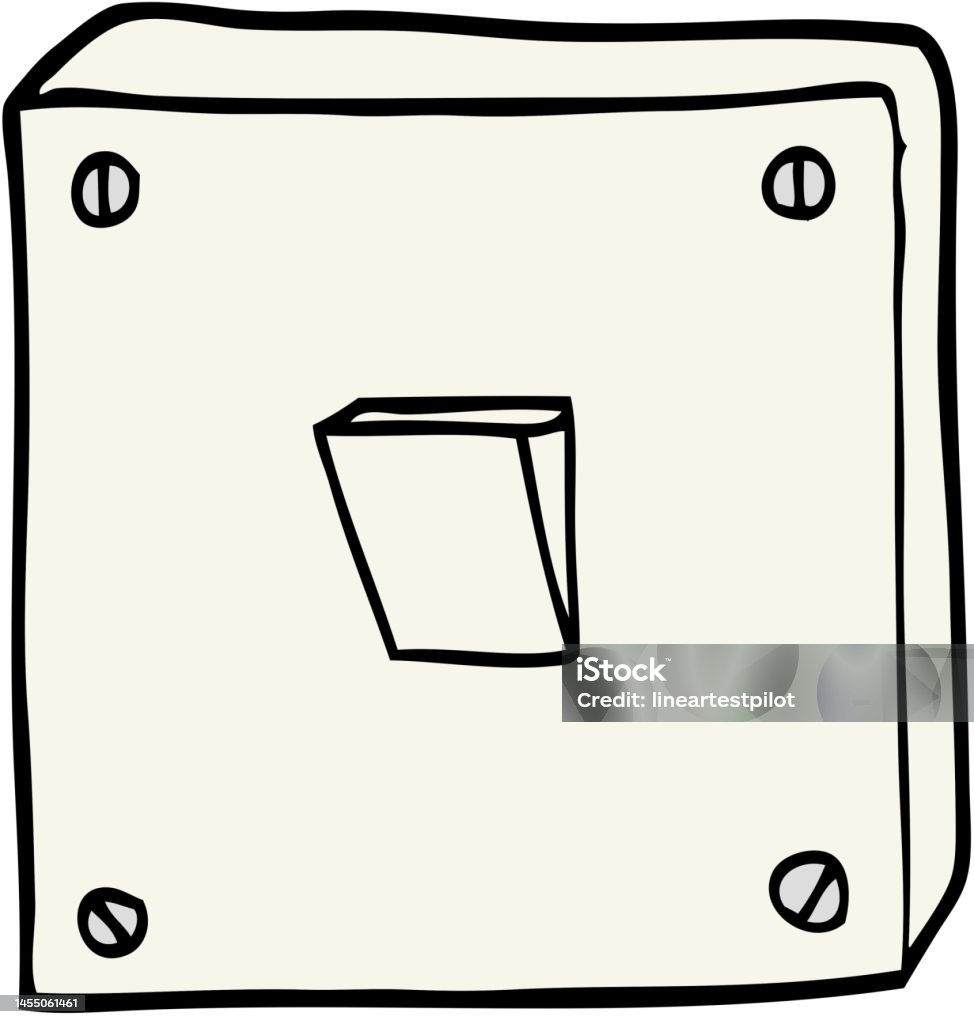 Cartoon Light Switch Stock Illustration Download Image Now Art Art