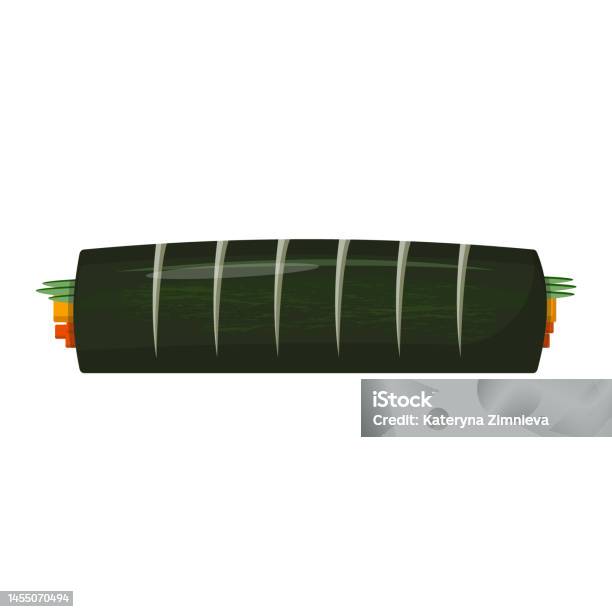 Kimbap Nasi Rumput Laut Korea Gulung Dengan Gaya Detail Datar Ilustrasi ... Kimbap Nasi Rumput Laut Korea Gulung Dengan Gaya Detail Datar Ilustrasi ...