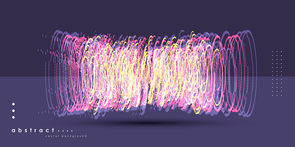 3d Fond Ondulé Avec Effet Dentraînement Illustration Vectorielle Avec
