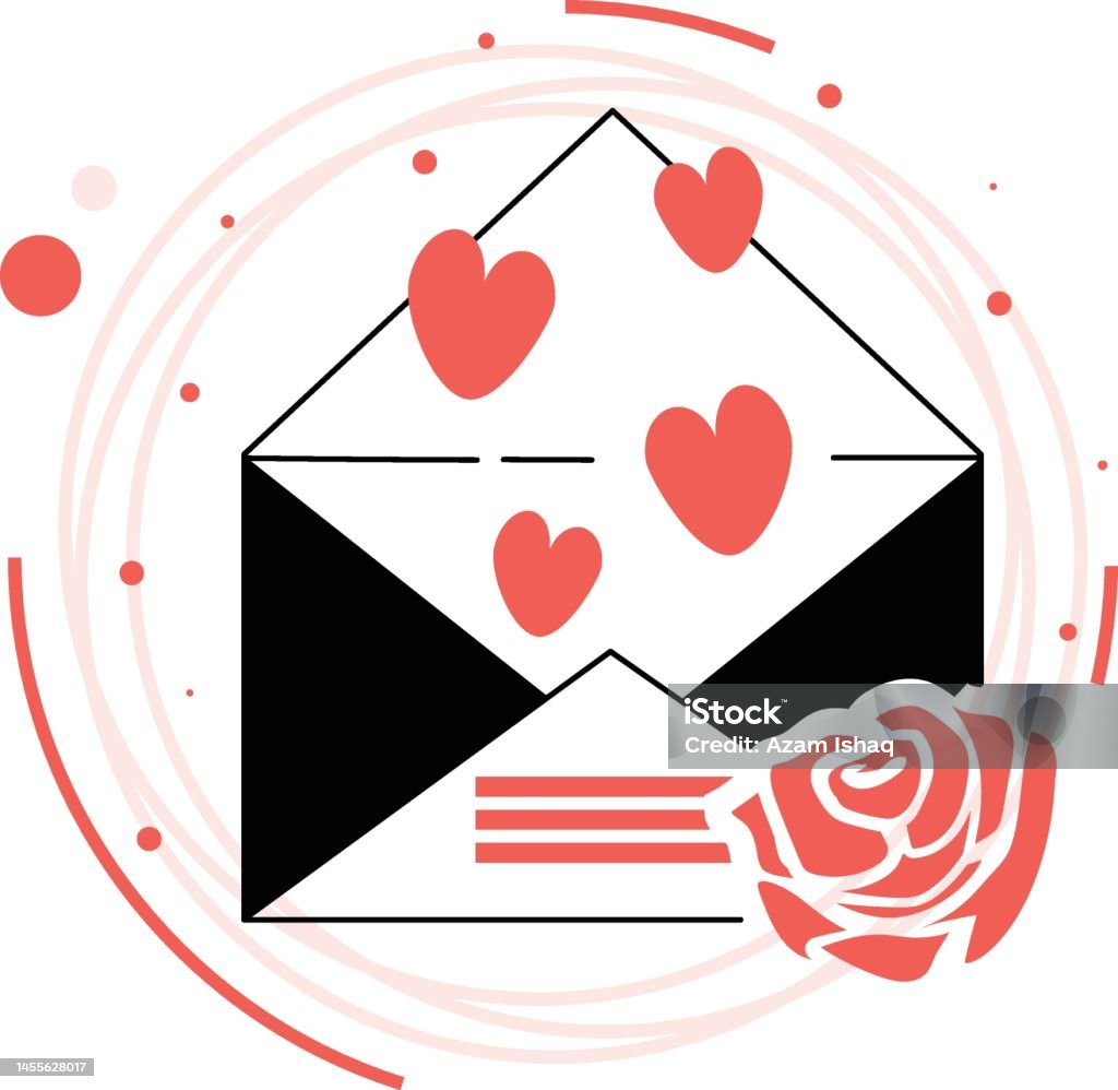 Conception Dicône Vectorielle De Message Dinvitation Symbole De La