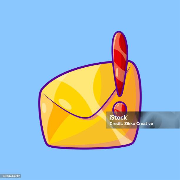 Ilustrasi Peringatan Surat Dalam Gaya Kartun Ilustrasi Stok Unduh