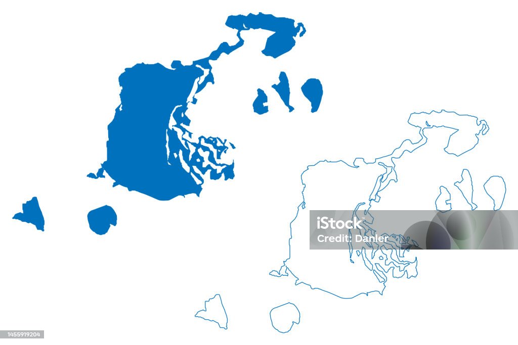 Lake Tengiz Map Vector Illustration Scribble Sketch Teniz Koli Map ... Lake Tengiz Map Vector Illustration Scribble Sketch Teniz Koli Map ...