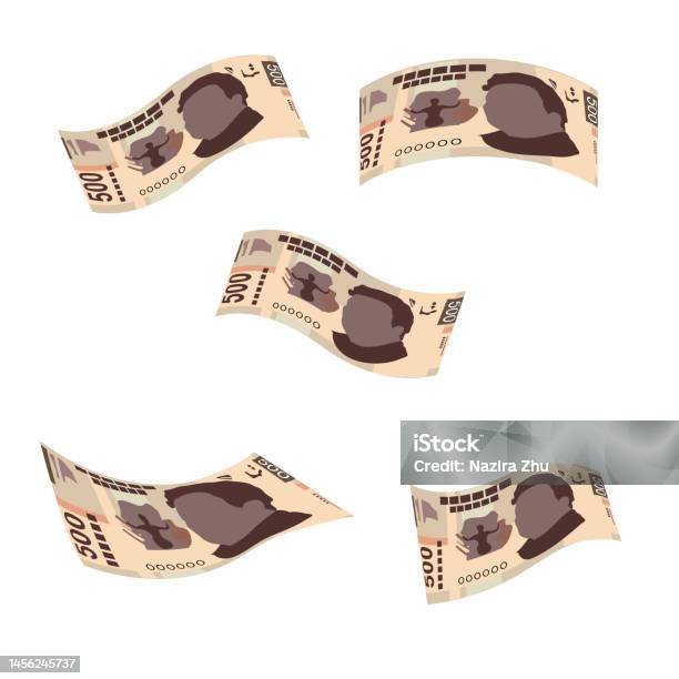 Peso Mexicain Illustration Vectorielle Billets De Banque À Paquets