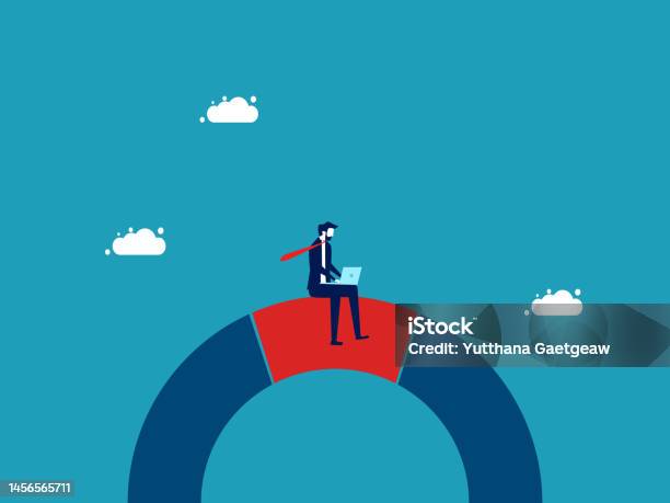 Problem Solved Successfully Businessman Successfully Connects Missing ... Problem Solved Successfully Businessman Successfully Connects Missing ...