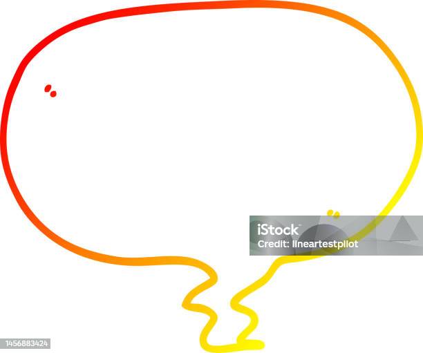 Dessin Au Trait Dégradé Chaud Dune Bulle De Dessin Animé Vecteurs
