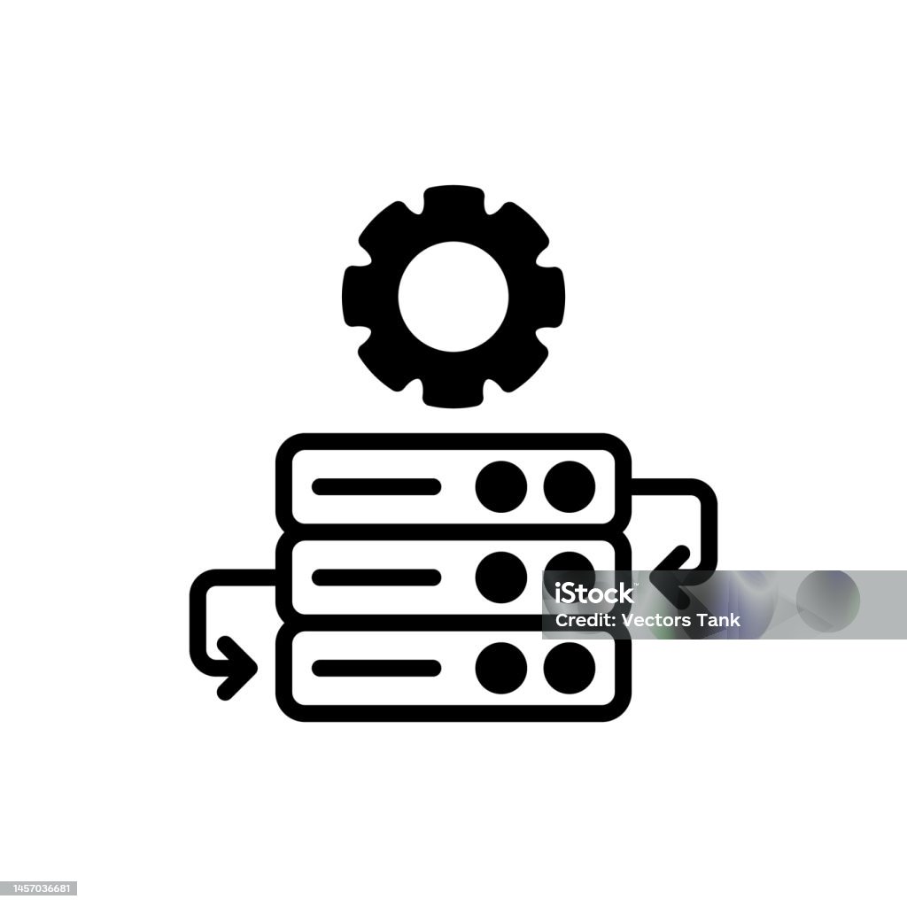 Project Data Icon In Vector Logotype Stock Illustration Download