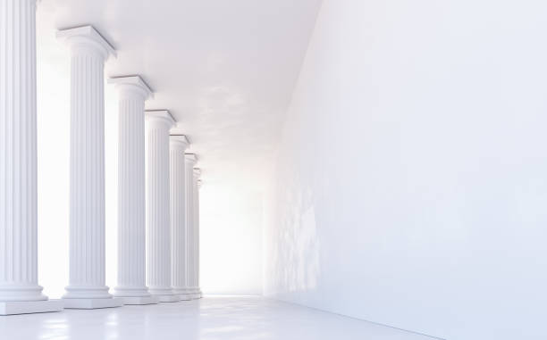 Free Stock Photo of Empty Room With White Tiles and Columns | Download ...