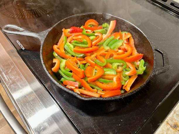 Free Stock Photo of A pan of red peppers cooking | Download Free Images ...