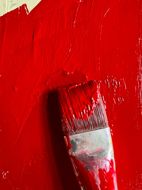 Free Stock Photo of Red Paint on wide paintbrush | Download Free Images ...