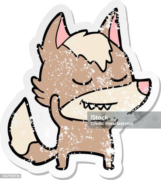 Stiker Tertekan Dari Serigala Kartun Ramah Ilustrasi Stok - Unduh ... Stiker Tertekan Dari Serigala Kartun Ramah Ilustrasi Stok - Unduh ...